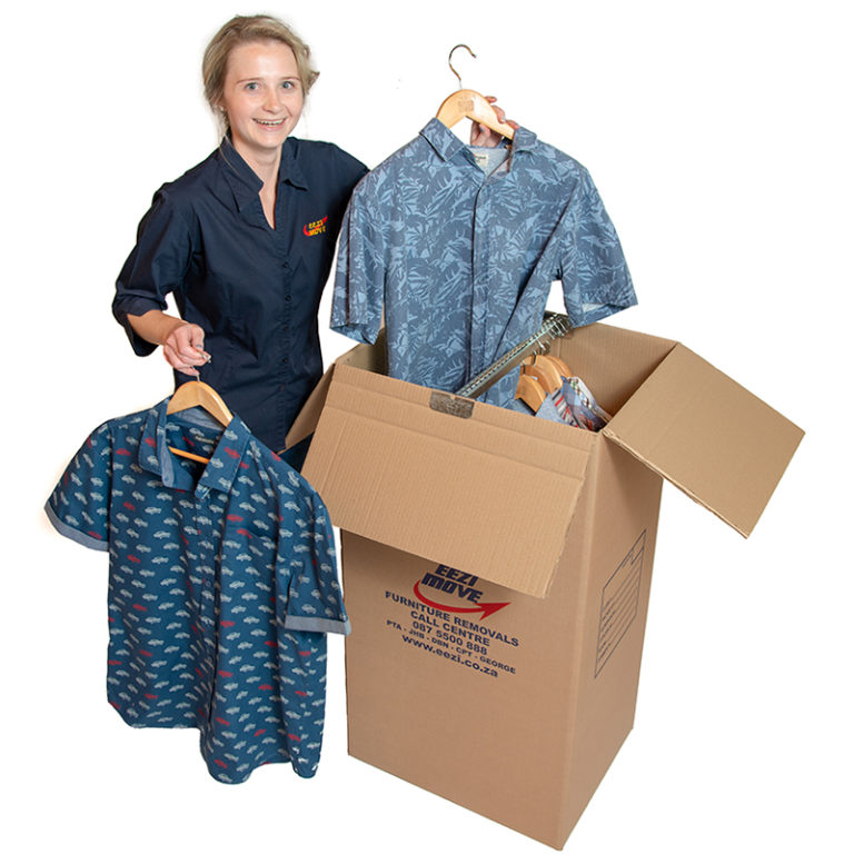 Wardrobe Clothing Boxes for Moving » Buy Online » Eezi Move