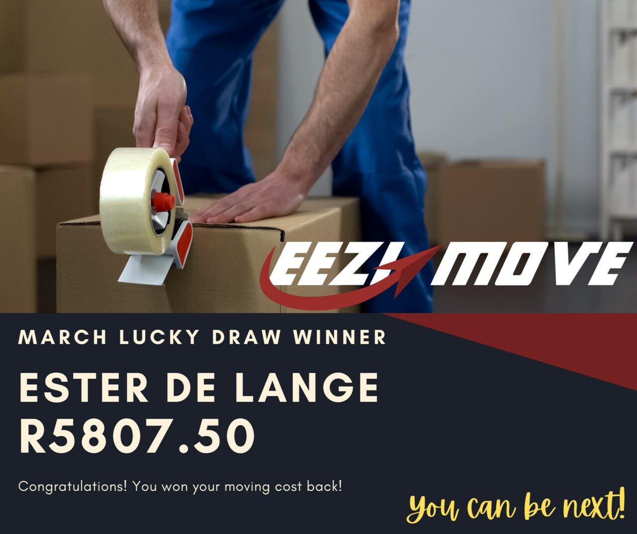 Win Back Your Moving Costs » Enter The Draw Now » Eezi Move